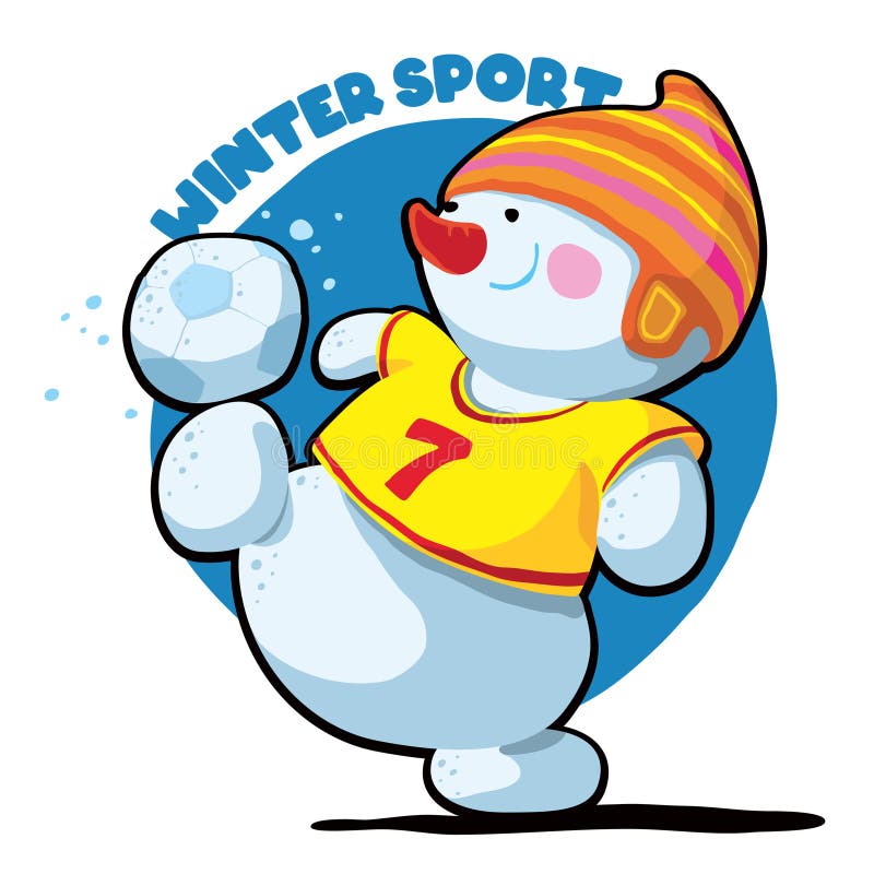 Snowman Soccer Stock Illustrations – 83 Snowman Soccer Stock ...