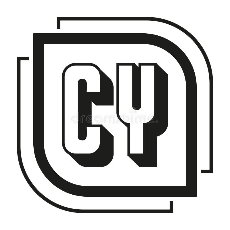 CY Letter Monogram Logo Design Stock Vector - Illustration of concept ...