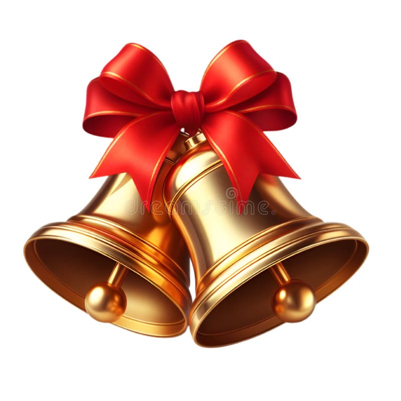 Bell Background Decorations Christmas Cards Stock Image - Illustration ...