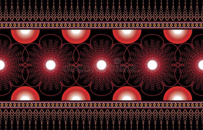 Stylized Pattern Printing for Clothing. Trendy, Contemporary Ethnic ...