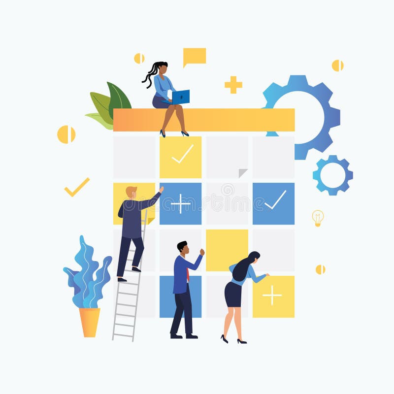 Vector Illustration Work Together, Shine Together Teamwork Art Stock ...