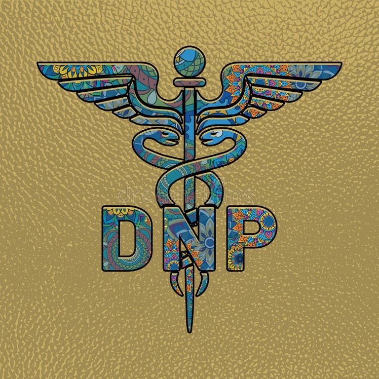 DNP Nurse, Medical Symbol Caduceus Nurse Practitioner DNP Vector ...