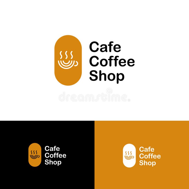 Coffee Shop Logo Design Template Stock Vector - Illustration of ...