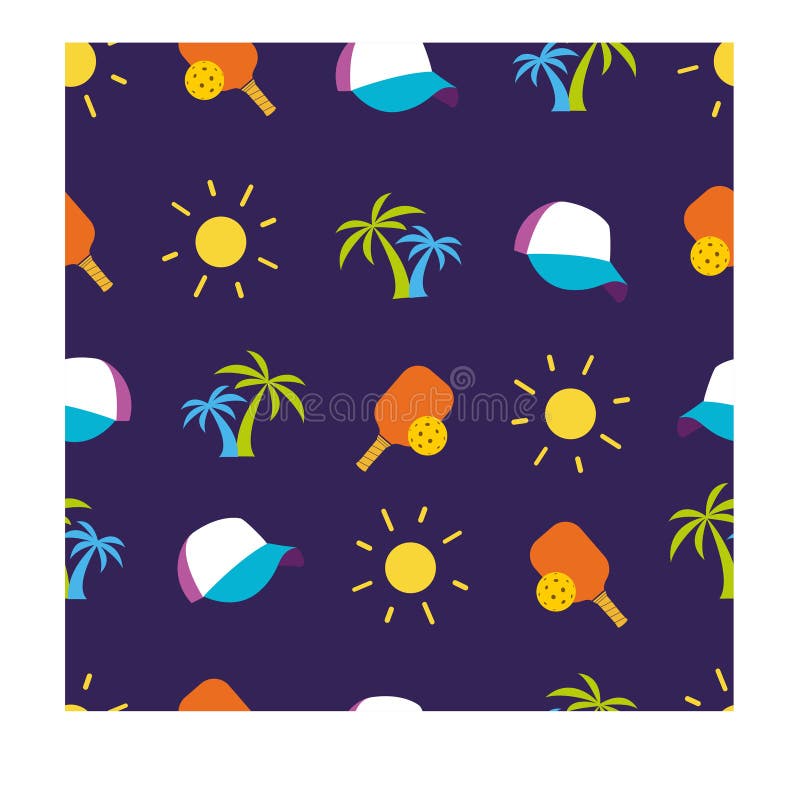 Pickleball Pattern Stock Illustrations – 341 Pickleball Pattern Stock ...
