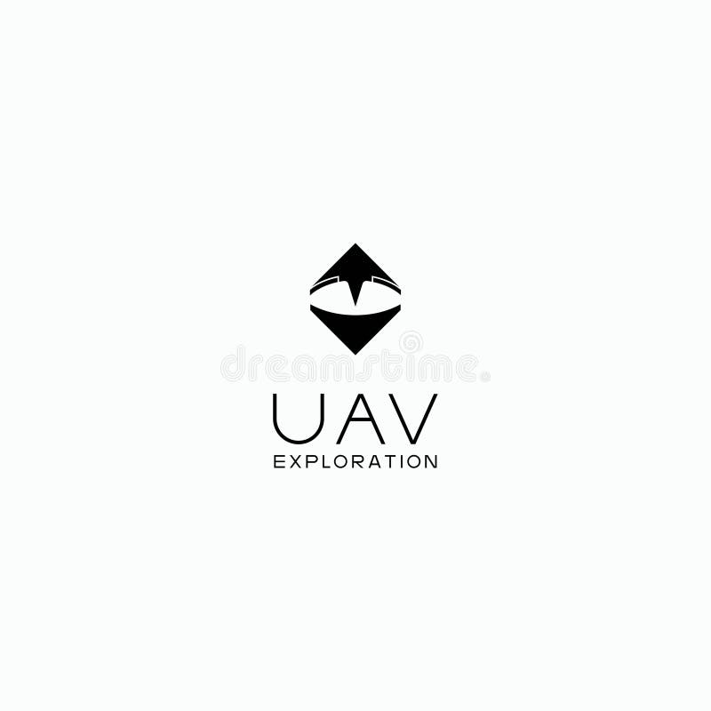Drone, UAV Shop Logo, Poster.Vector Illustration Stock Vector ...