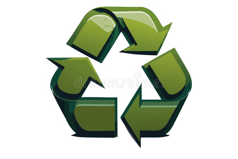Recycle Logo. Recycling. Logo. Icon. Green Recycle Logo. Square Design ...