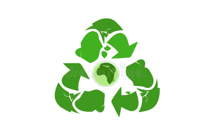 Recycle Logo. Recycling. Logo. Icon. Green Recycle Logo. Square Design ...