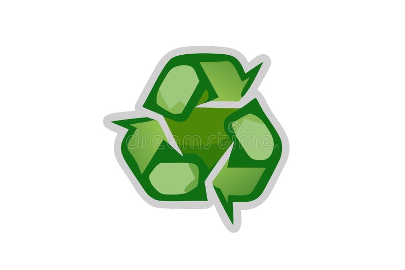 Recycle Logo. Recycling. Logo. Icon. Green Recycle Logo. Square Design ...