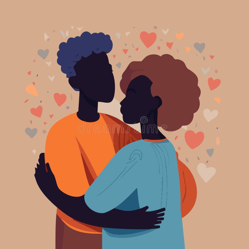 Hug. Two People Hugging. International Hug Day. January 21st. 2024 ...