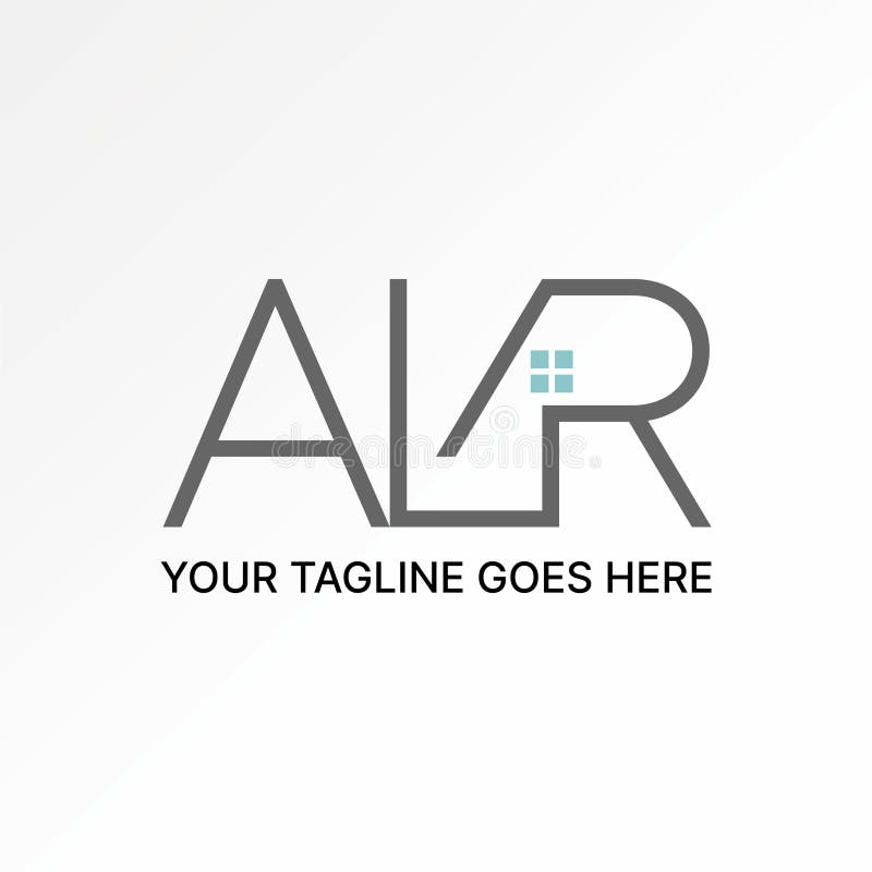 Letter Initial ALR with Roof House. Related To Property Monogram Home ...