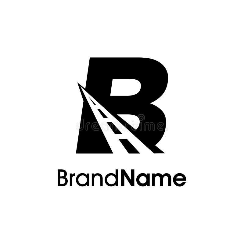 Minimalist Initial B Way Logo Stock Vector - Illustration of abstract ...