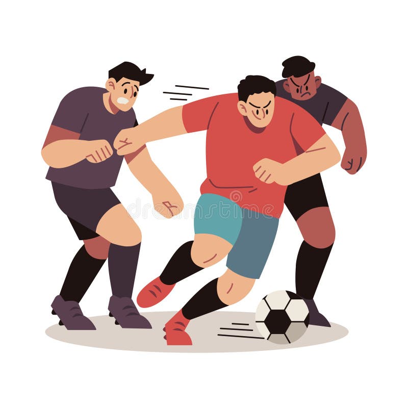 Cartoon Football Posters Stock Illustrations – 133 Cartoon Football ...