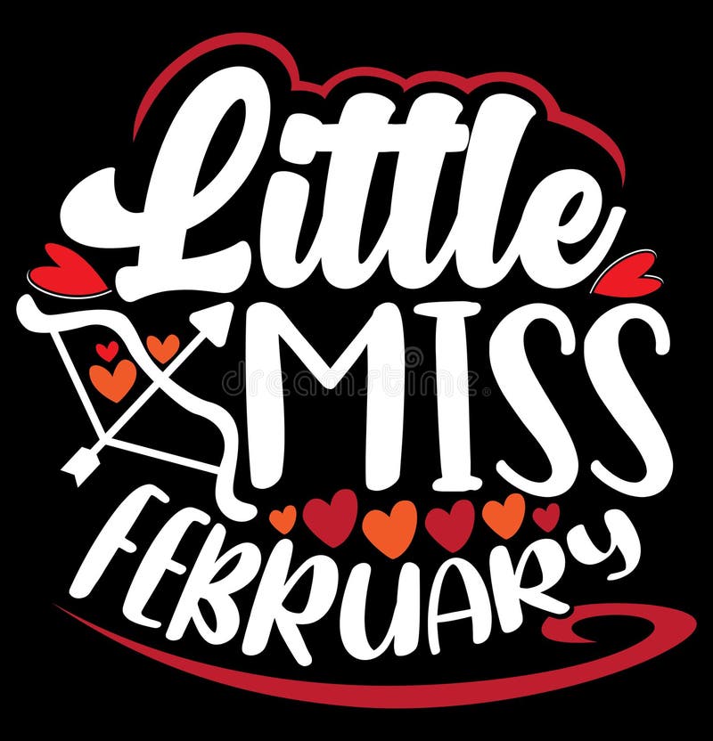 Little Miss February Romance Valentine Gift, Little Miss Valentine Day ...