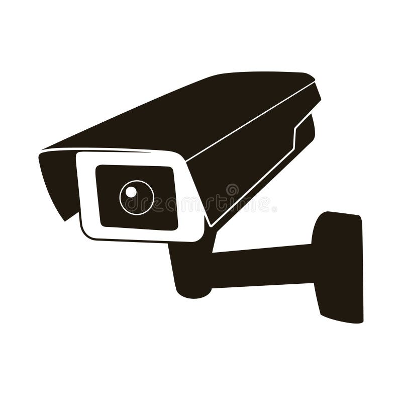 Fixed CCTV, Security Camera Icon Vector Template Illustration Design ...