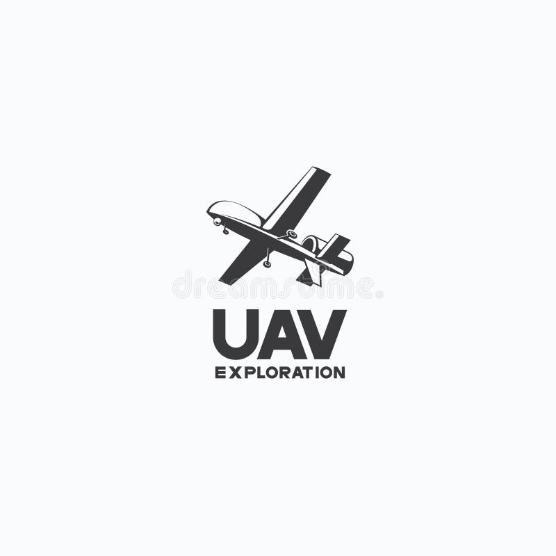 Drone, UAV Shop Logo, Poster.Vector Illustration Stock Vector ...