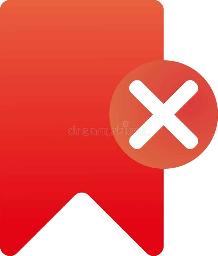 Save Bookmark Icon in Vector Flat Gradient Style Color, Illustration ...