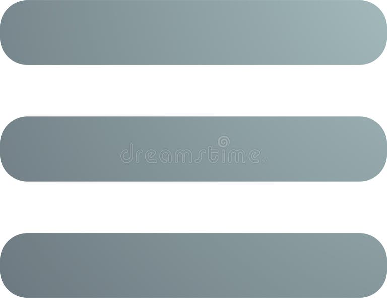 Menu Option Bar Icon, Vector, Flat, Gradient, Color, Illustration, Art ...