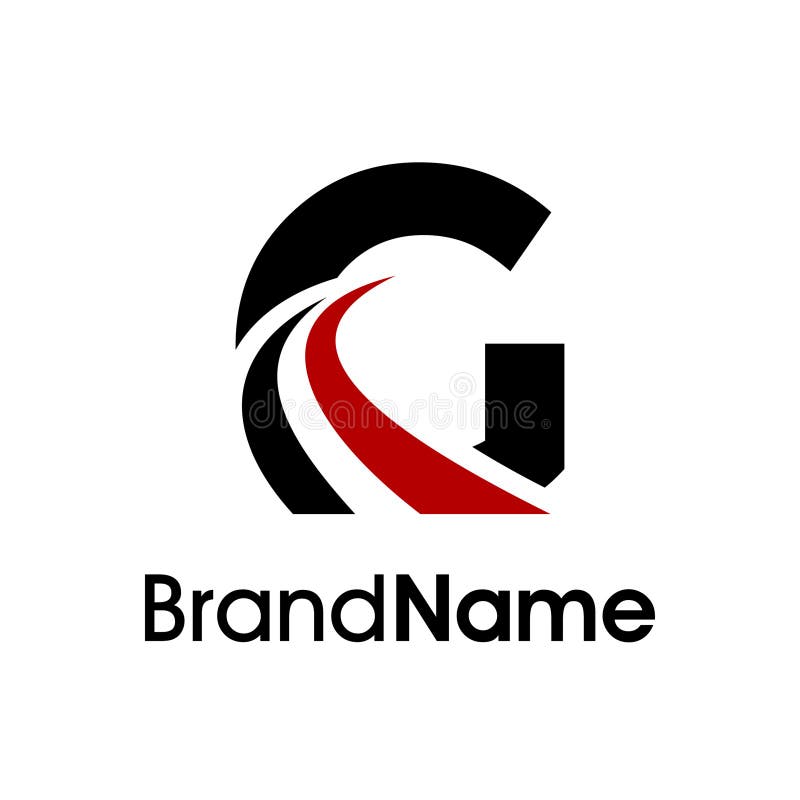 Simple Initial G Road Logo stock vector. Illustration of highway ...
