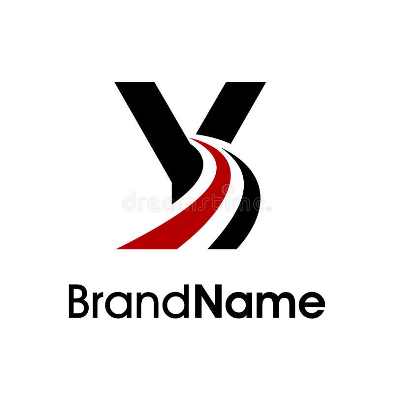 Simple Initial Y Road Logo stock vector. Illustration of design - 300599302