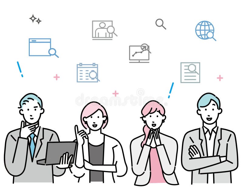 Business Person - Female Avatar Set - Fashionable Icon Set Simple ...