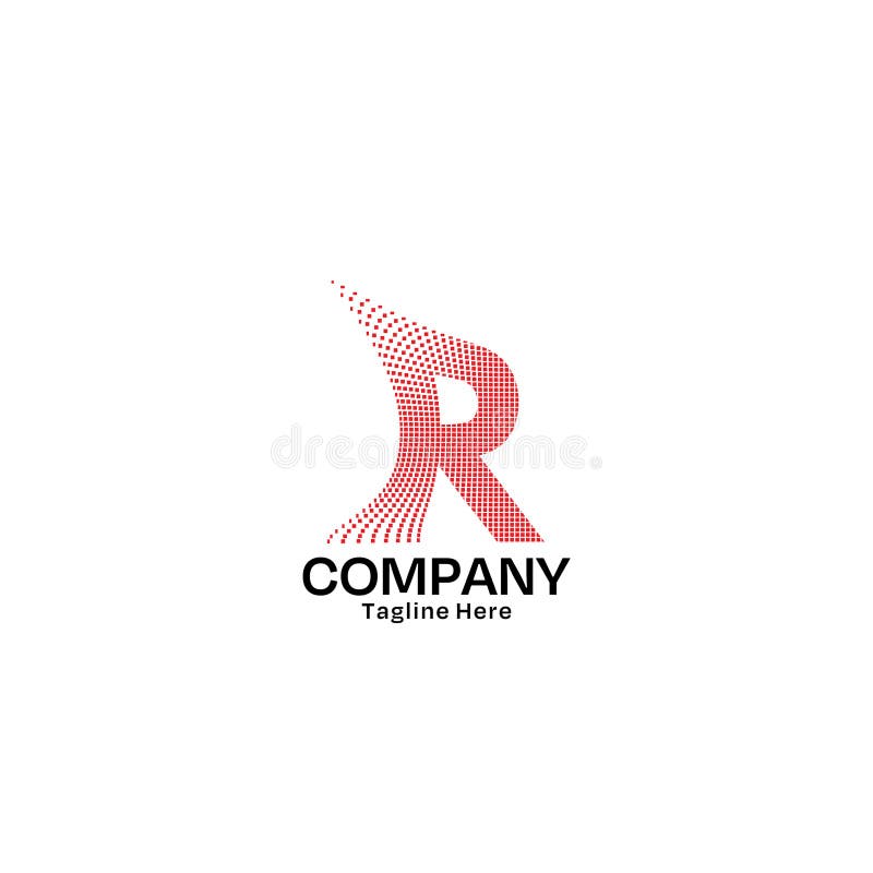 Professional Letter R Logo Design Templates Stock Vector - Illustration ...