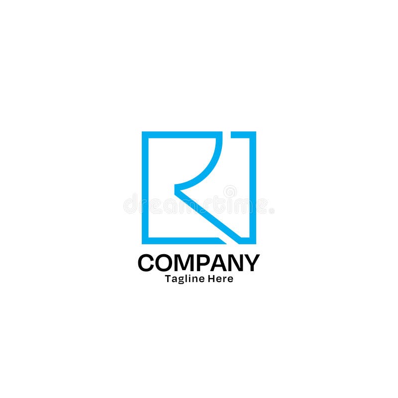 Professional Letter R Logo Design Templates Stock Vector - Illustration ...