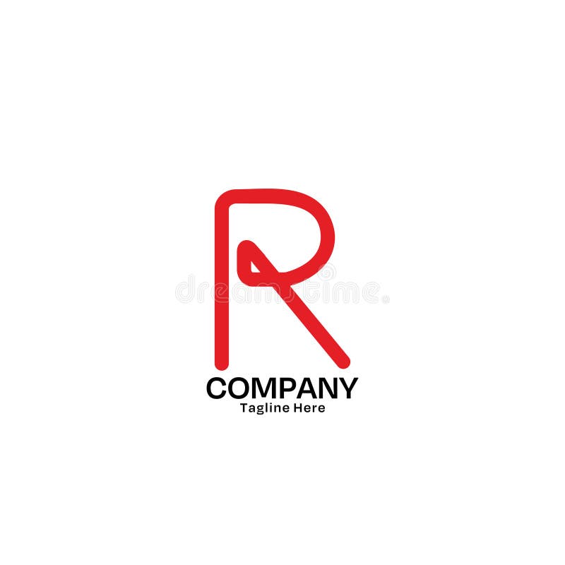 Professional Letter R Logo Design Templates Stock Vector - Illustration ...