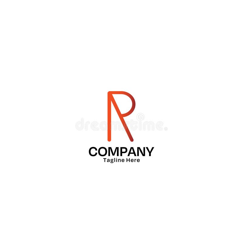 Professional Letter R Logo Design Templates Stock Vector - Illustration ...