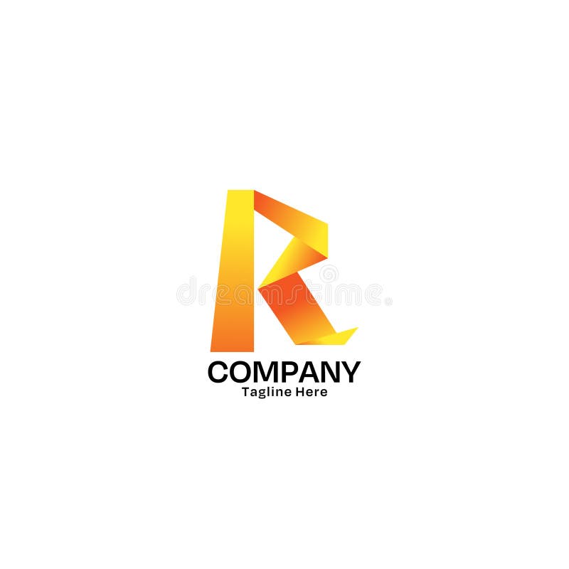 Professional Letter R Logo Design Templates Stock Vector - Illustration ...