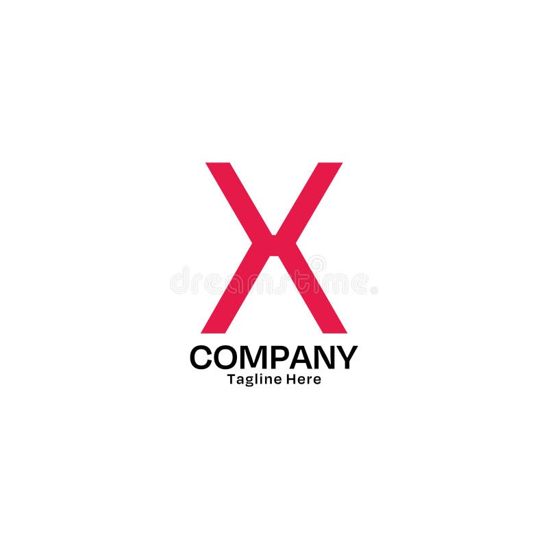 Minimalist Letter X Logo Design Template for Business, Company and ...