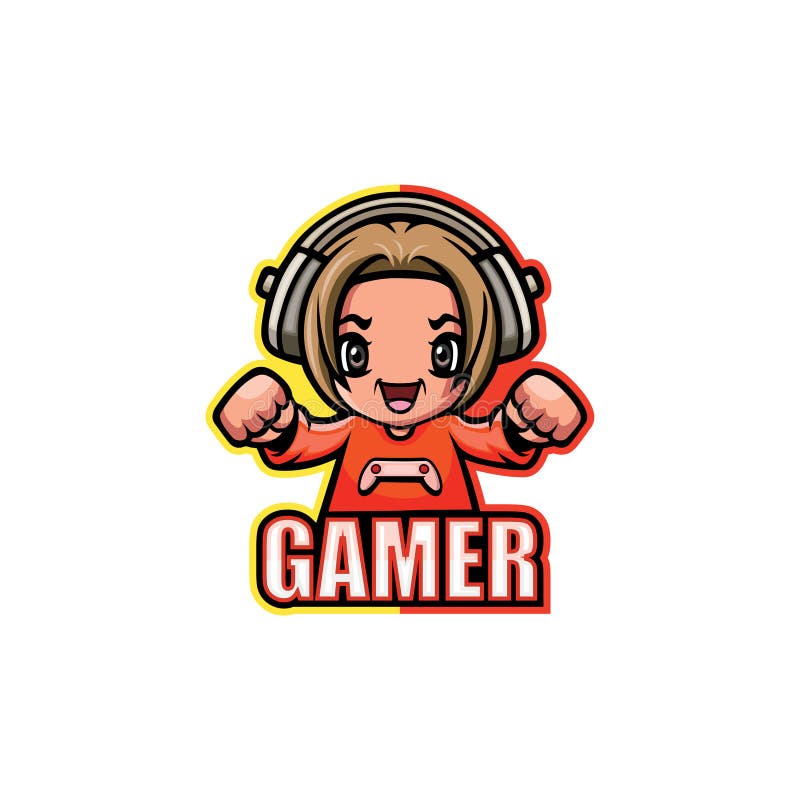 Gamer Logo Design, Mascot Logo Design Template for Sports Teams Stock ...