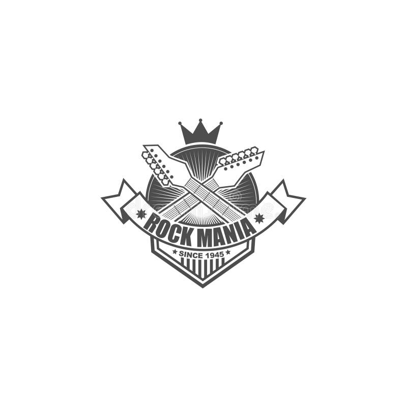 Rock Mania Logo stock vector. Illustration of touch - 301345078