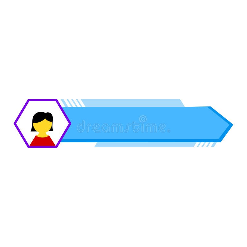 Banner with User Icon. Flat Illustration of Banner with User Vector ...