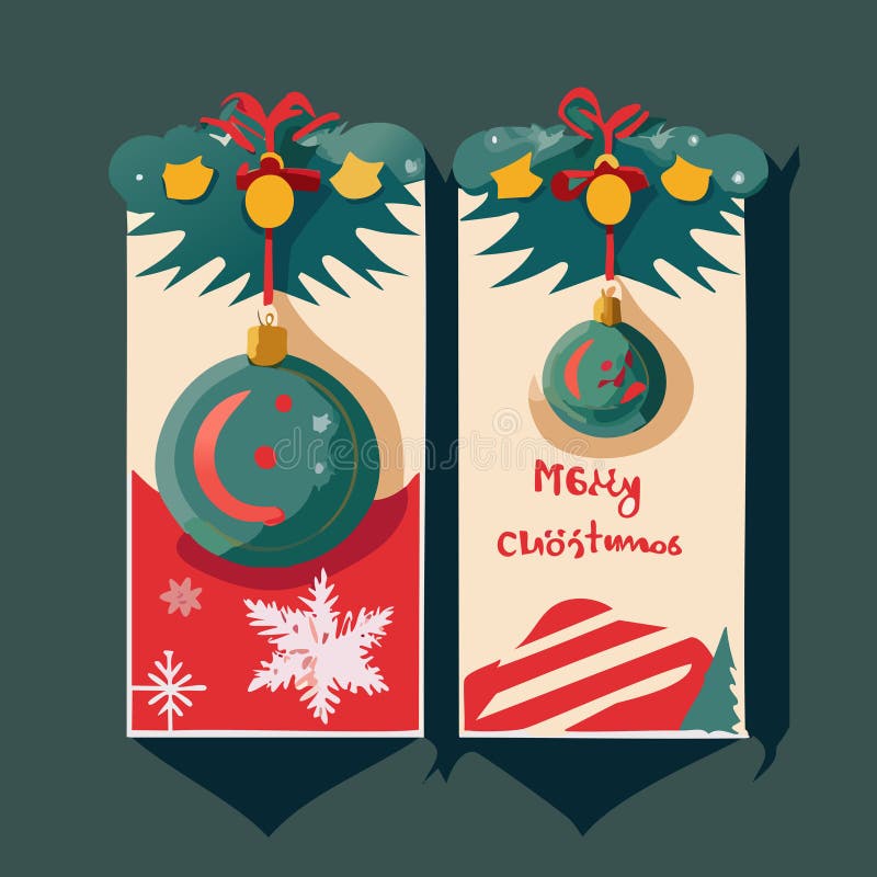Christmas Card. Card Congratulating the Christmas Holidays. December ...