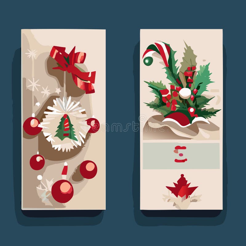 Christmas Card. Card Congratulating the Christmas Holidays. December ...