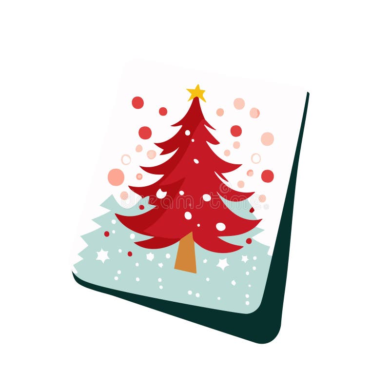 Christmas Card. Card Congratulating the Christmas Holidays. December ...