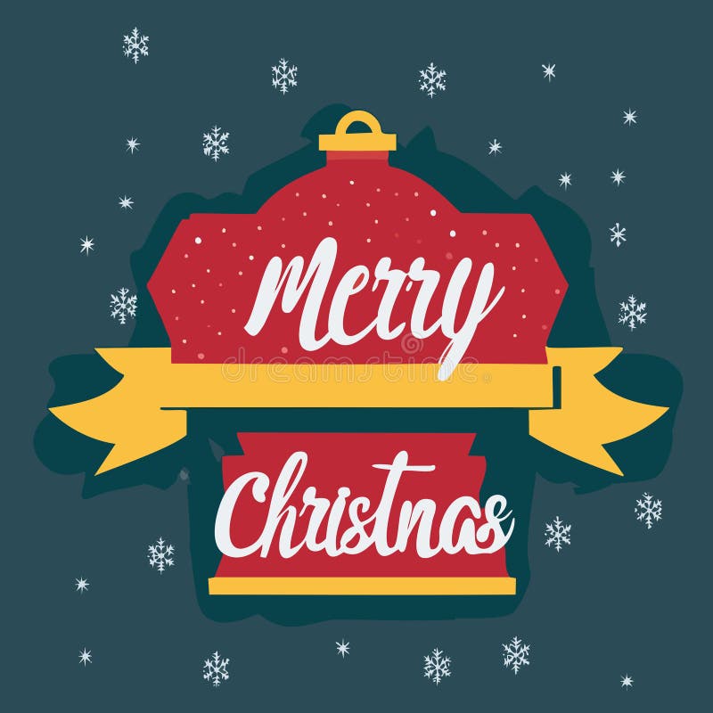 Christmas Card. Card Congratulating the Christmas Holidays. December ...