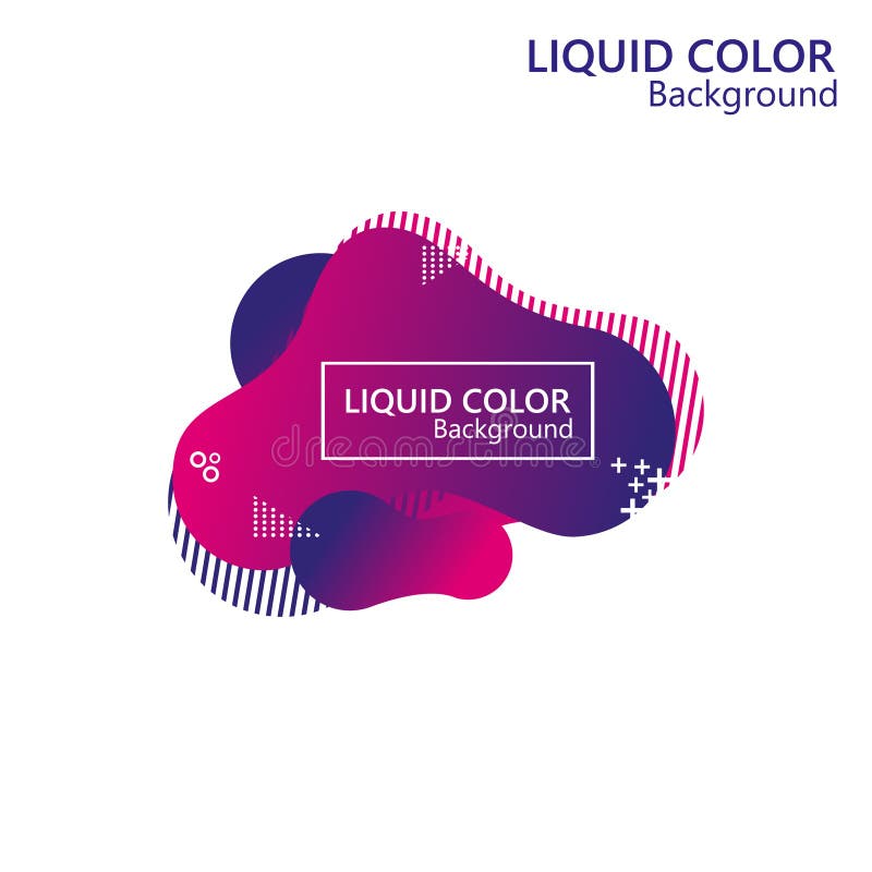 Abstract Background Fluid Design Template Stock Illustration ...