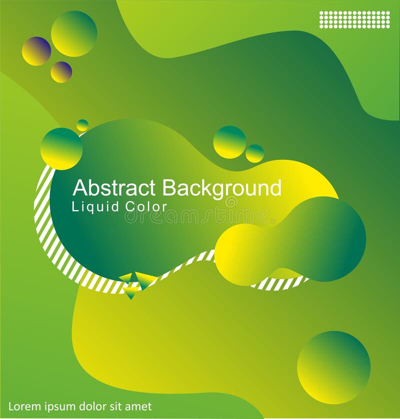 Abstract Background Fluid Design Template Stock Vector - Illustration ...