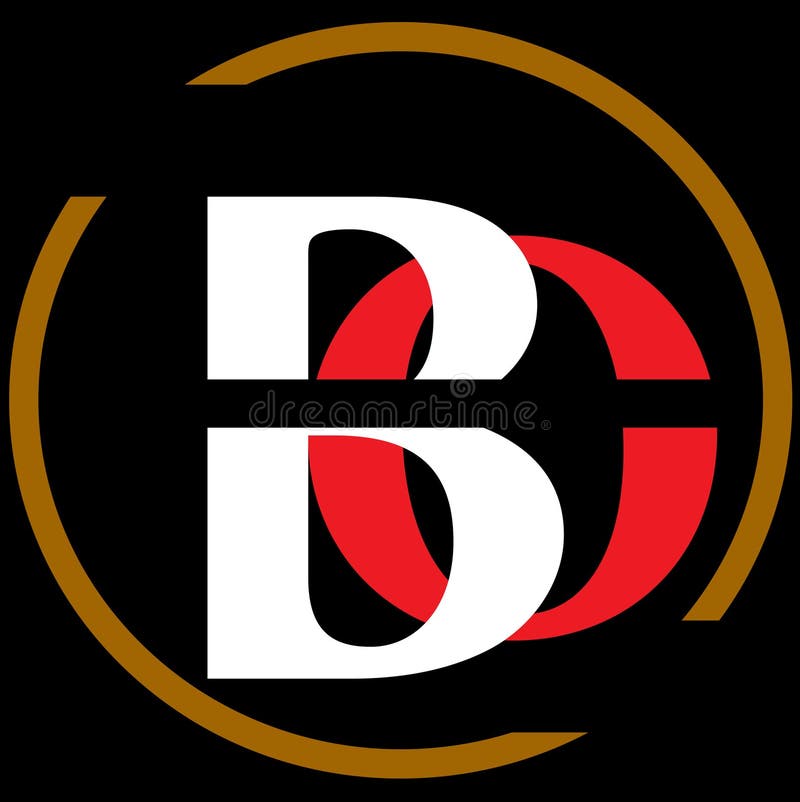 BO Letter Branding Logo Design with a Leaf.. Stock Vector ...