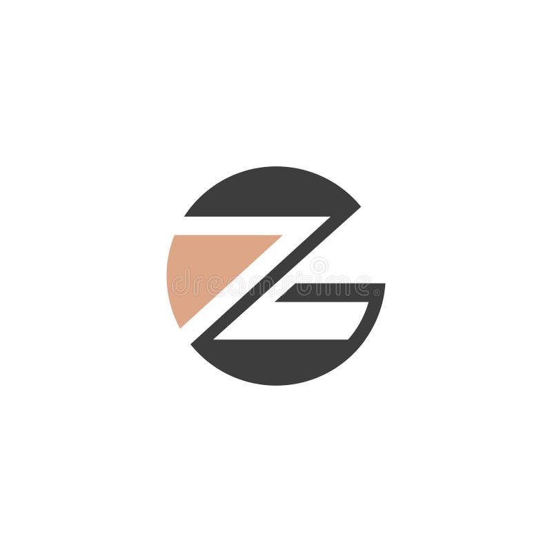 Alphabet Initials Logo ZG, GZ, Z and G Stock Vector - Illustration of ...