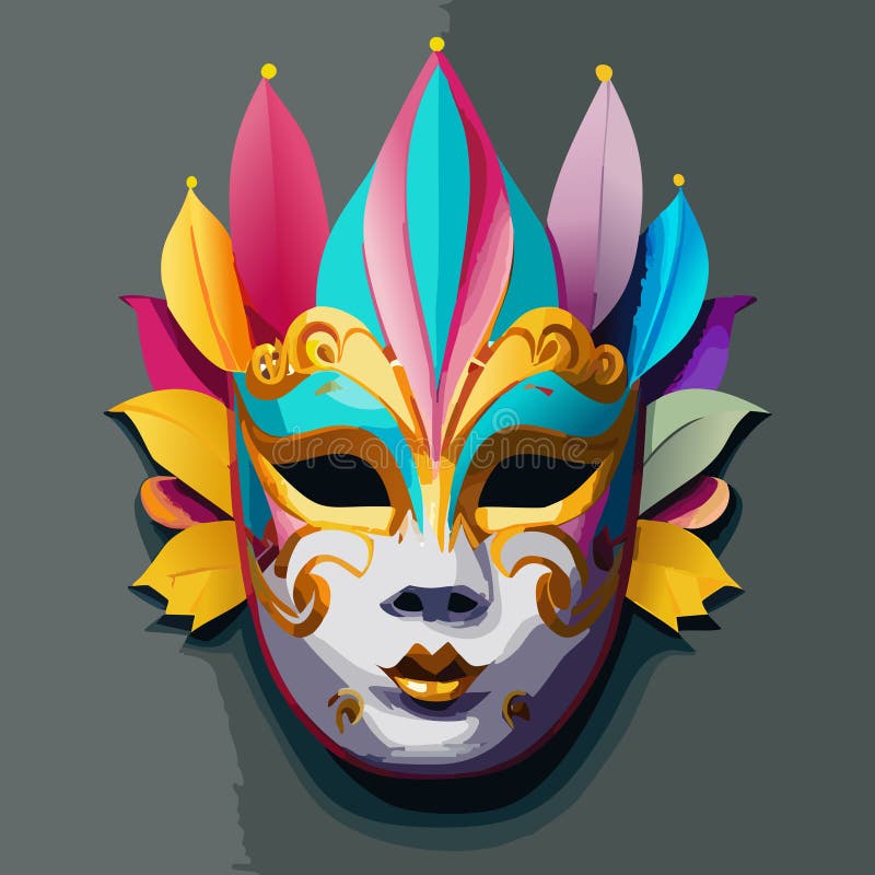 Carnival. Carnival Mask. Design for Poster. 2024. February 8 Stock ...