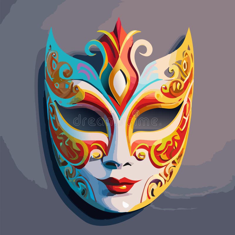 Carnival. Carnival Mask. Design for Poster. 2024. February 8 Stock ...