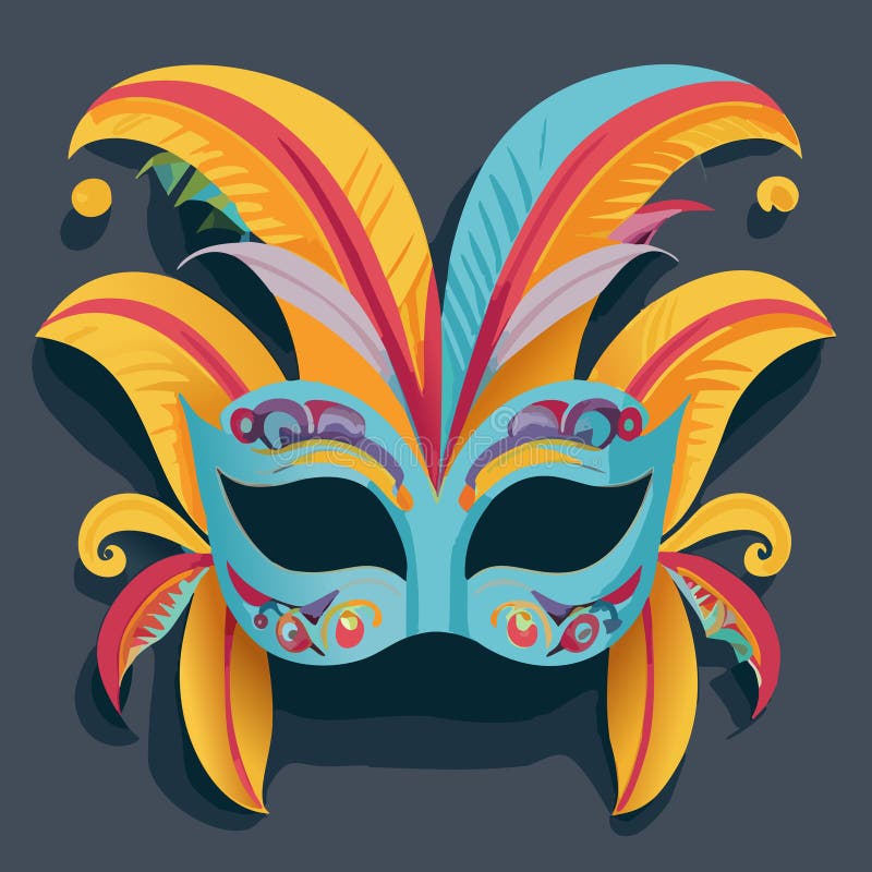 Carnival. Carnival Mask. Design for Poster. 2024. February 8 Stock ...