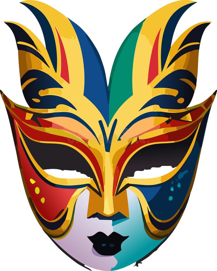 Carnival. Carnival Mask. Design for Poster. 2024. February 8 Stock ...