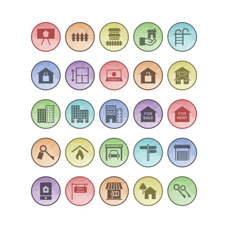 Collection of Icon Design Templates Stock Vector - Illustration of ...