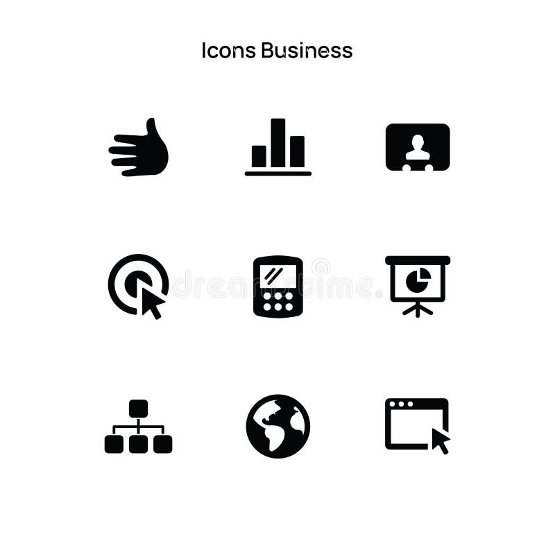 Collection of Icon Design Templates Stock Vector - Illustration of ...