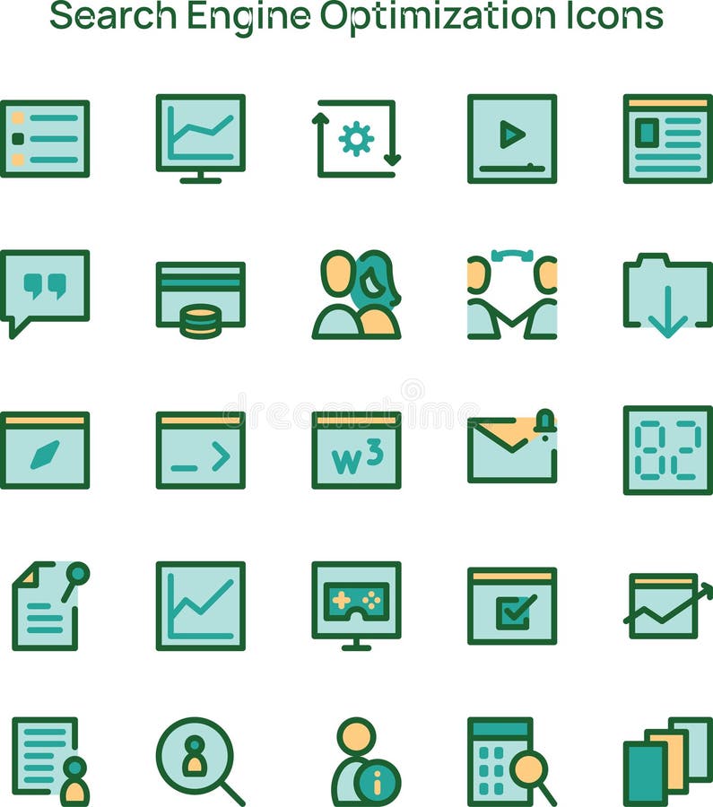 Collection of Icon Design Templates Stock Vector - Illustration of ...