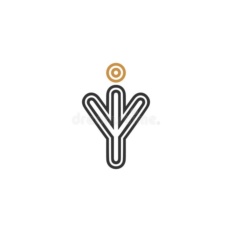 Alphabet Initials Logo IY, YI, I and Y Stock Vector - Illustration of ...