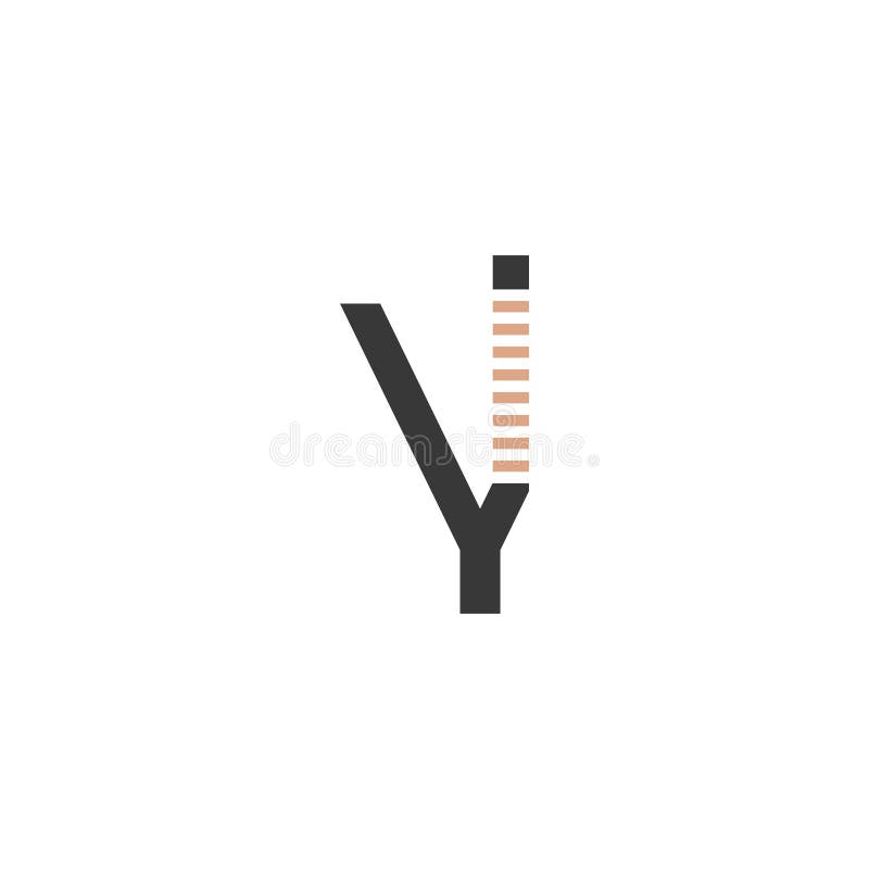 Alphabet Initials Logo IY, YI, I and Y Stock Vector - Illustration of ...